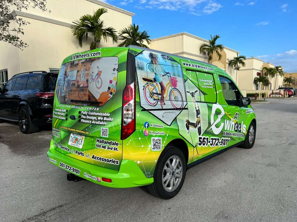 Fort Lauderdale, FL Ford Transit Connect Van Wraps & Graphics | Car ...