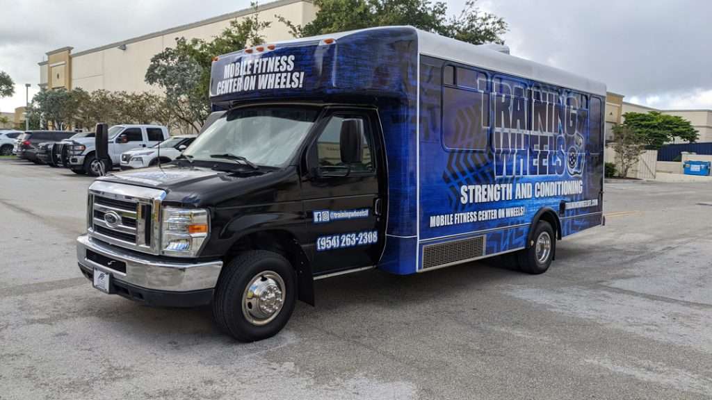 Shuttle Bus Wraps, Graphics & Lettering | Fort Lauderdale, FL | Car ...