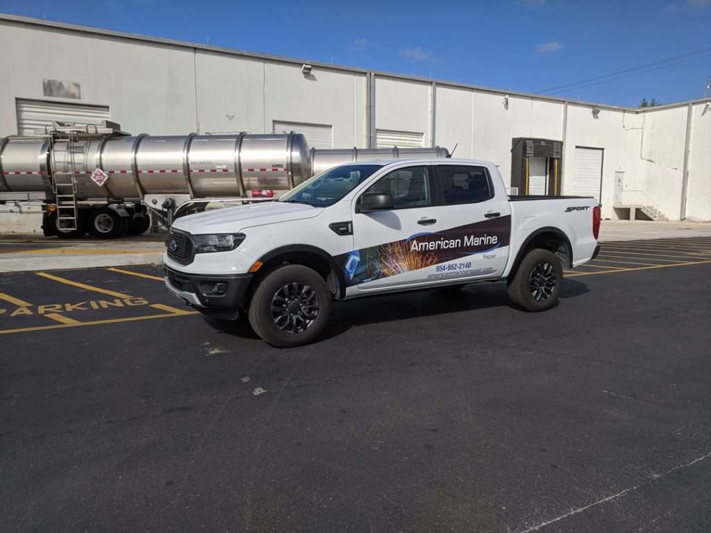 Truck Lettering & Graphics | Fort Lauderdale, FL | Car Wrap Solutions