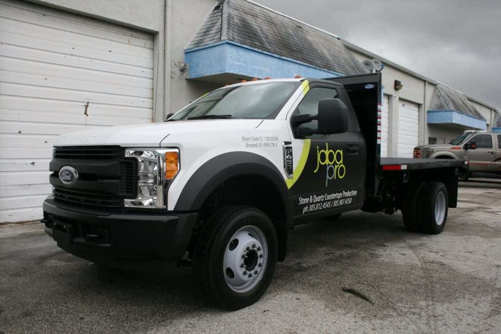 Truck Lettering & Graphics | Fort Lauderdale, FL | Car Wrap Solutions