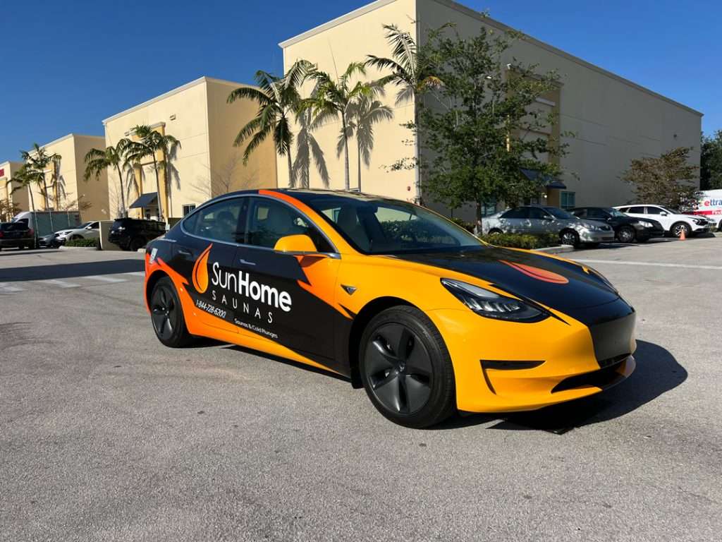 Tesla Car Wraps Fort Lauderale, Fl | Car Wrap Solutions | Car Wrap ...