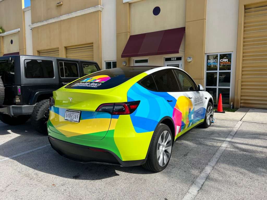 Tesla Car Wraps Fort Lauderale, Fl | Car Wrap Solutions | Car Wrap ...