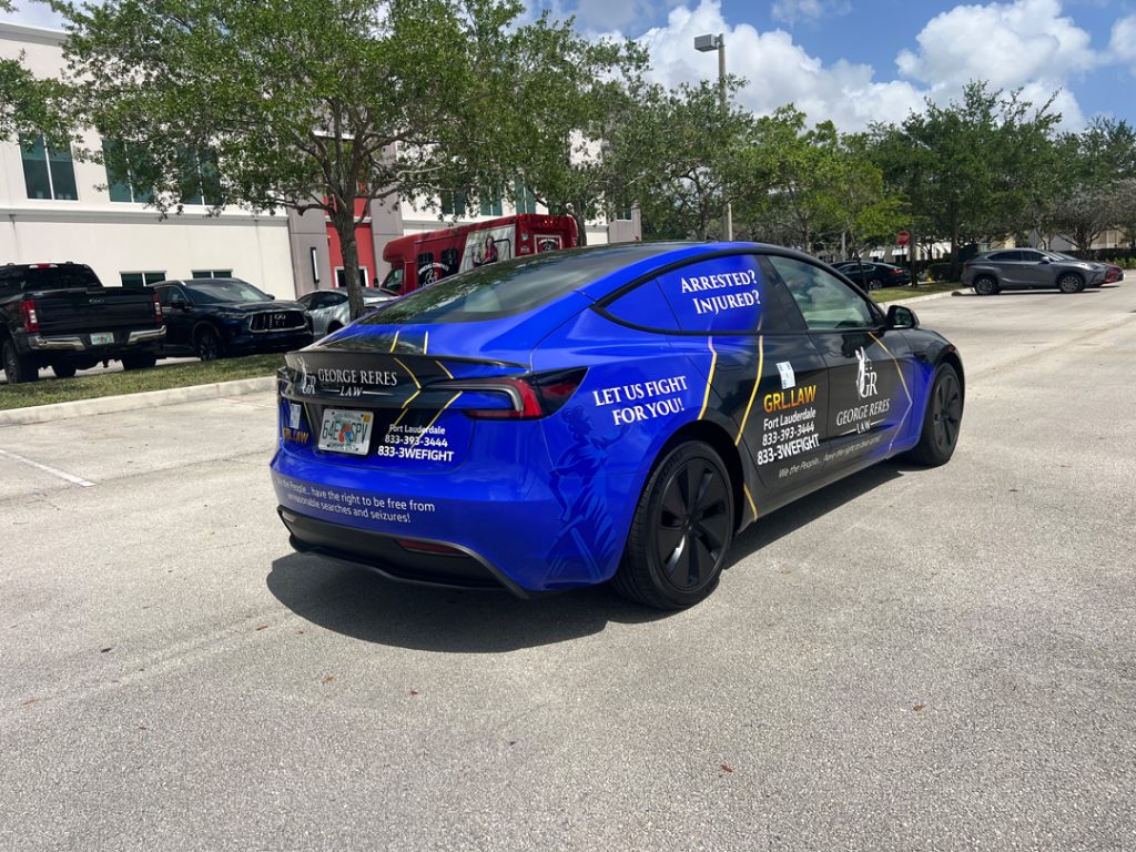 Tesla Car Wraps | Fort Lauderdale, Fl | Car Wrap Solutions | Car Wrap ...